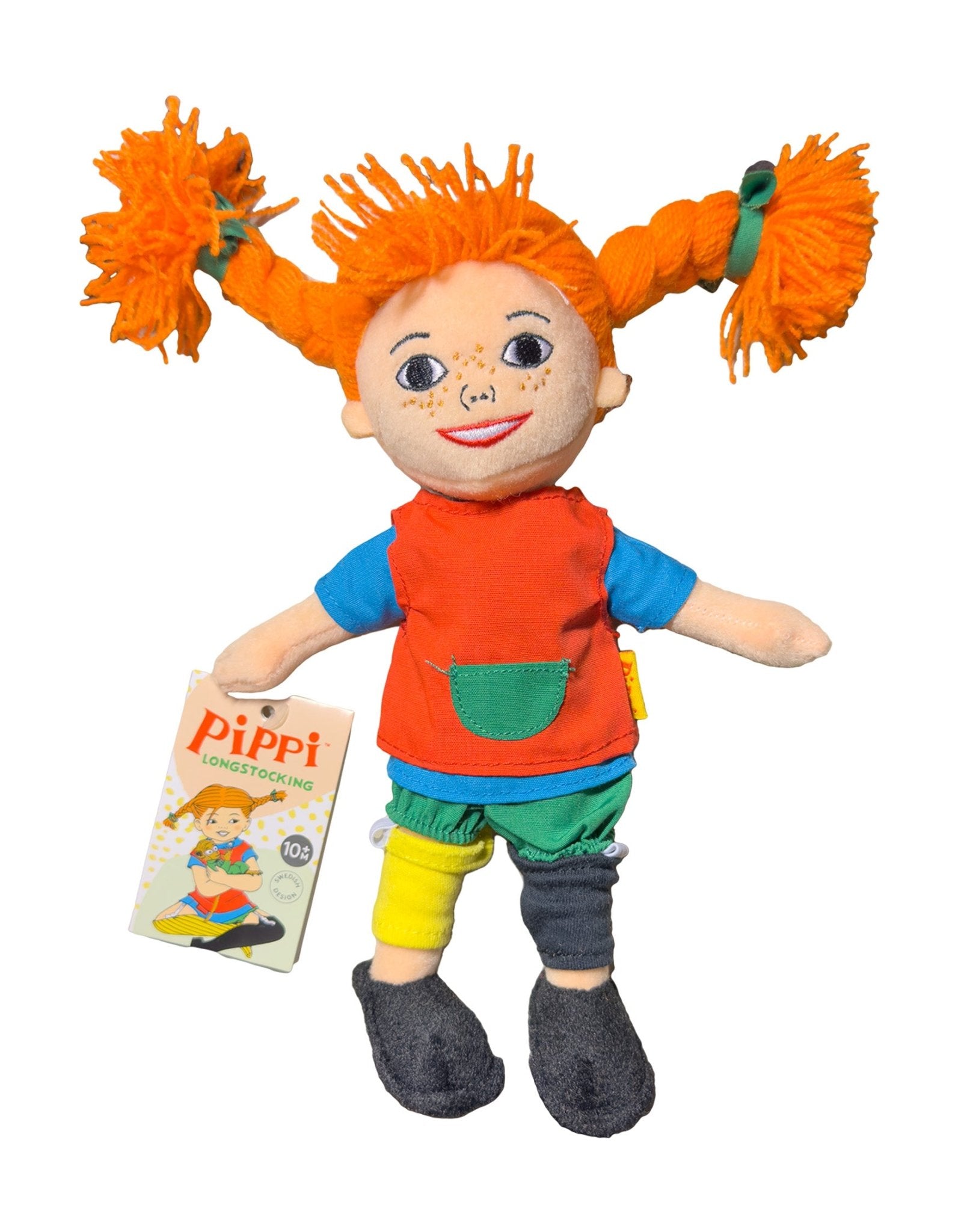 Pippi Longstocking Soft Doll (26cm) -Swedish Plush Toy – Style Council